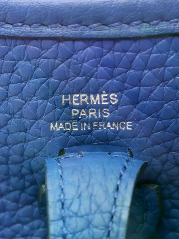 Hermès Clemence Evelyne Amazone Tpm Crossbody Bag - Blue