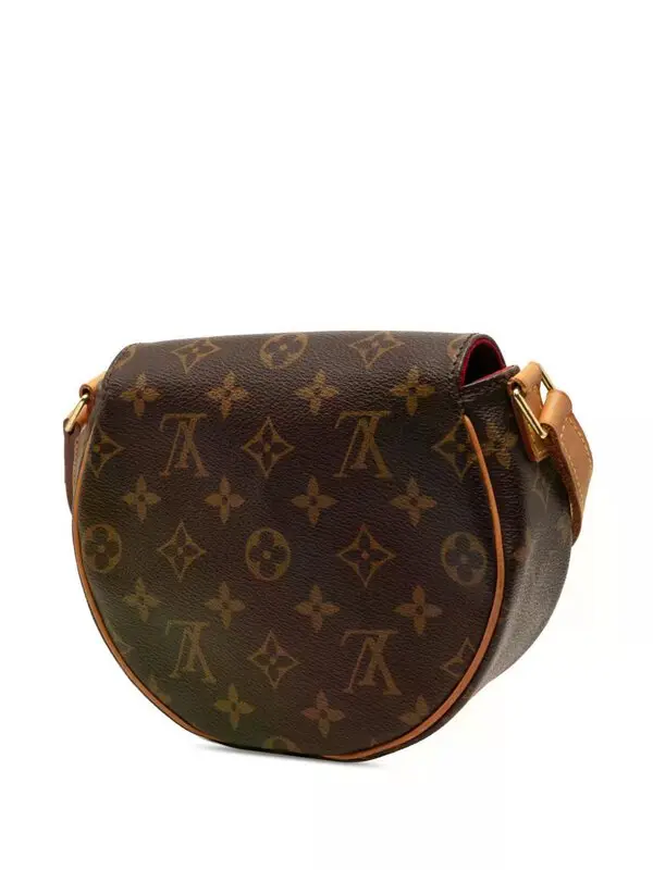 LOUIS VUITTON Monogram Sac Tambourine Crossbody Bag - Brown