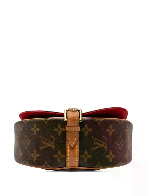 LOUIS VUITTON Monogram Sac Tambourine Crossbody Bag - Brown