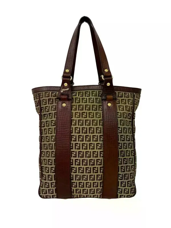 Fendi Zucchino Canvas Tote Bag