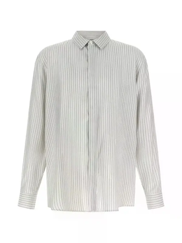 Saint Laurent Cassandre Striped Shirt