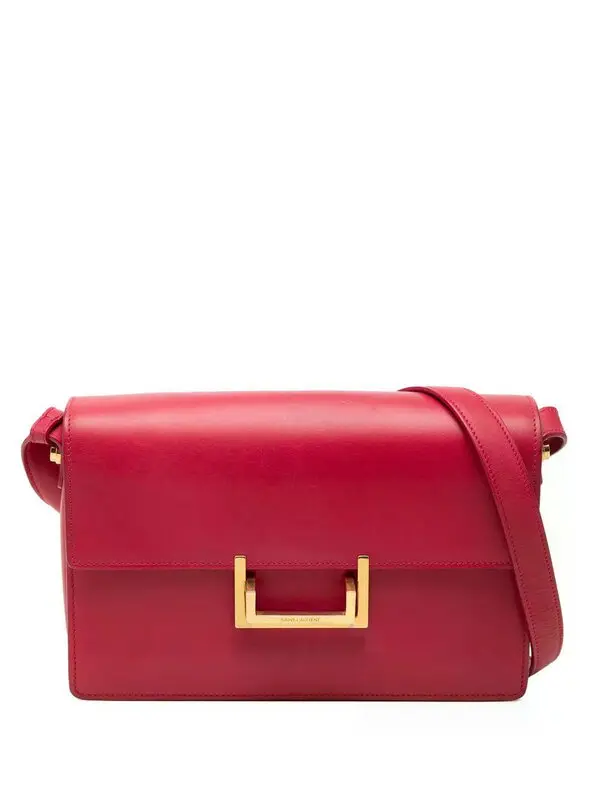 Saint Laurent 2010-2025 Medium Leather Lulu Crossbody Bag - Pink