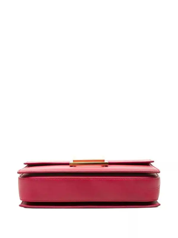 Saint Laurent 2010-2025 Medium Leather Lulu Crossbody Bag - Pink