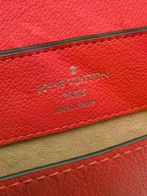 LOUIS VUITTON Taurillon Lockme Backpack - Red