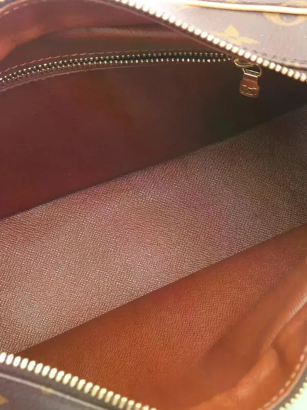 LOUIS VUITTON Monogram Flower Zipped Tote Pm Satchel - Brown