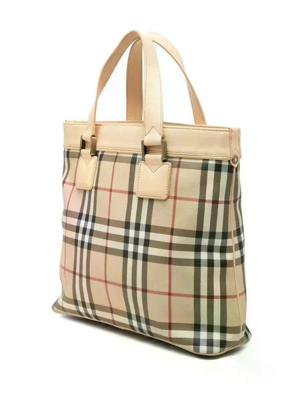 Burberry House Check Canvas Handbag