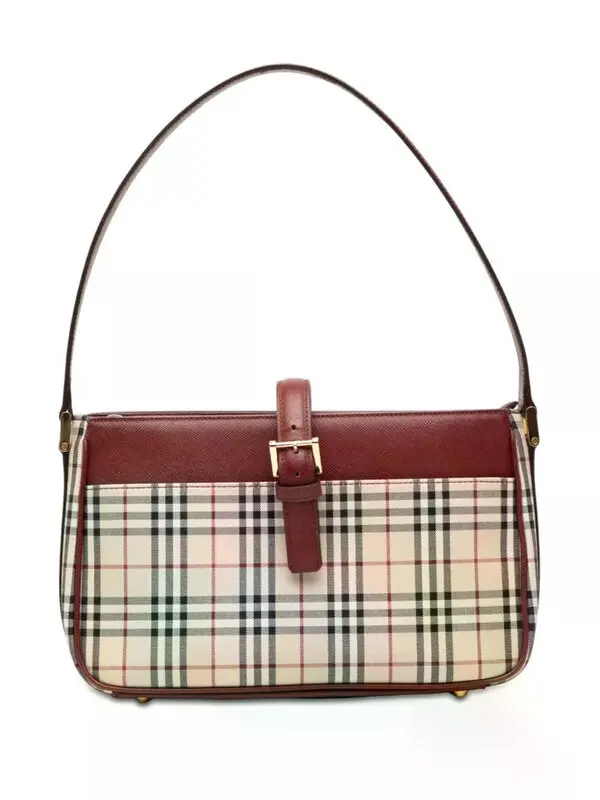 Burberry House Check Canvas Shoulder Bag