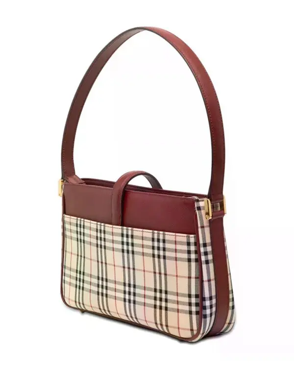 Burberry House Check Canvas Shoulder Bag