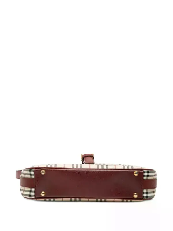 Burberry House Check Canvas Shoulder Bag