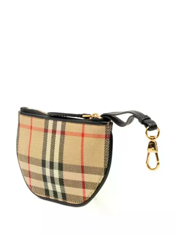 Burberry 2000-2017 House Check Canvas Olympia Coin Pouch