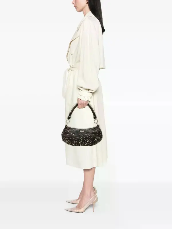 Burberry Studded Calfskin Cadet Satchel