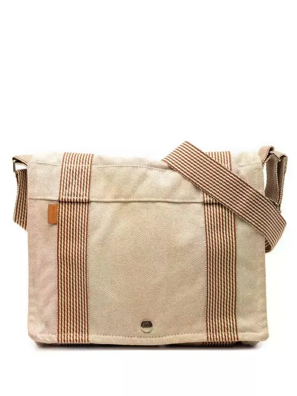 Hermès 20th Century Canvas Herline Besace Mm Crossbody Bag - Neutrals