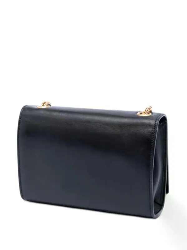 Saint Laurent Small Leather Monogram Kate Tassel Crossbody Bag - Black
