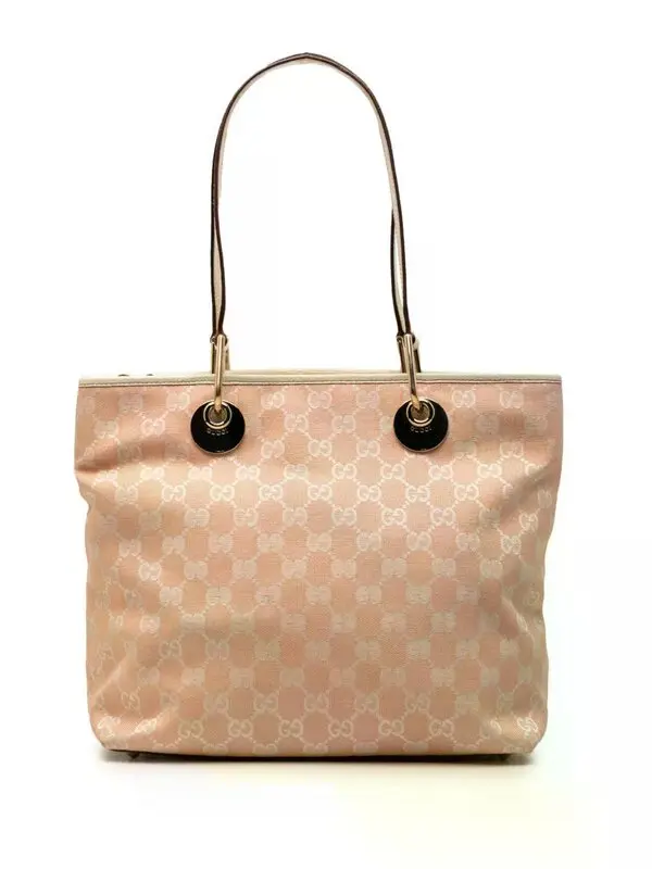 Gucci Gg Canvas Eclipse Tote Bag - Pink