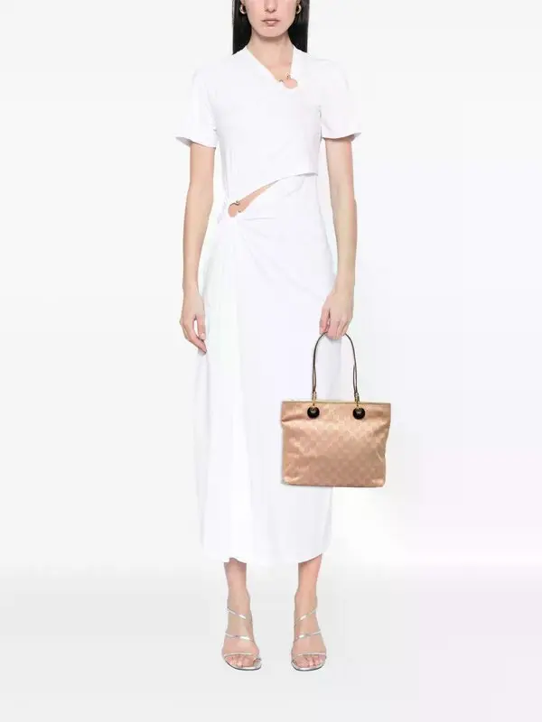 Gucci Gg Canvas Eclipse Tote Bag - Pink