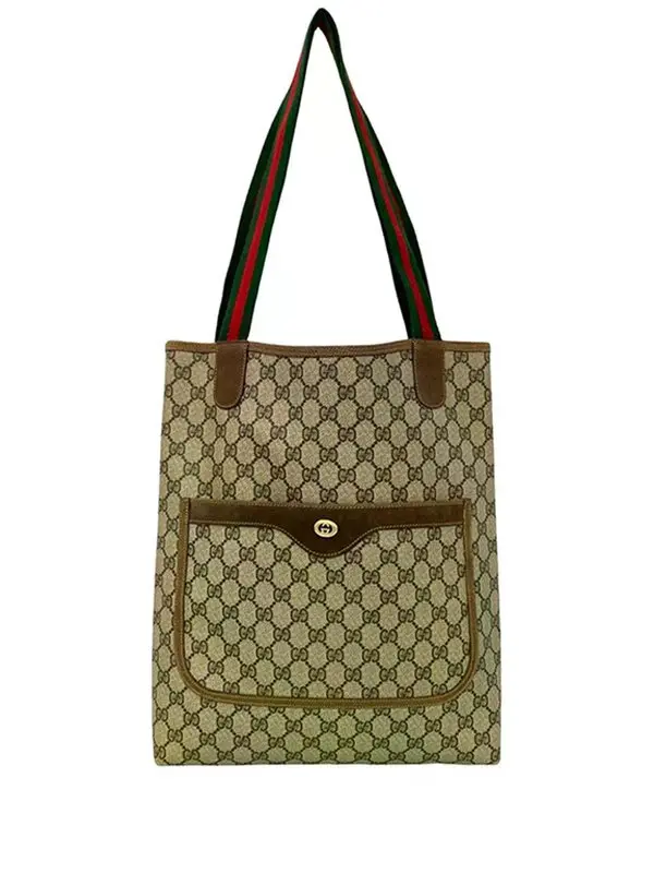Gucci Gg Supreme Web Tote Bag