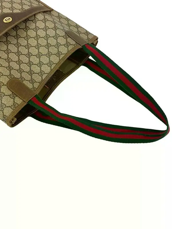 Gucci Gg Supreme Web Tote Bag