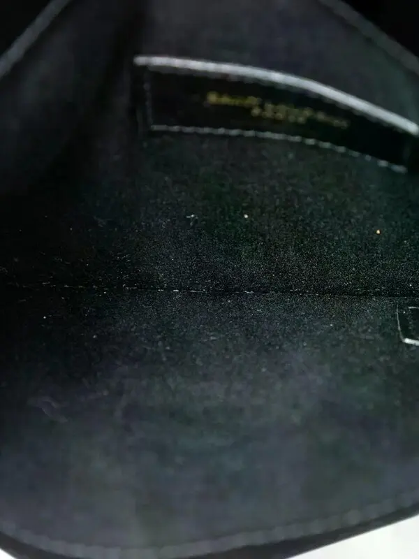 Saint Laurent Monogram Uptown Pouch Clutch Bag - Black