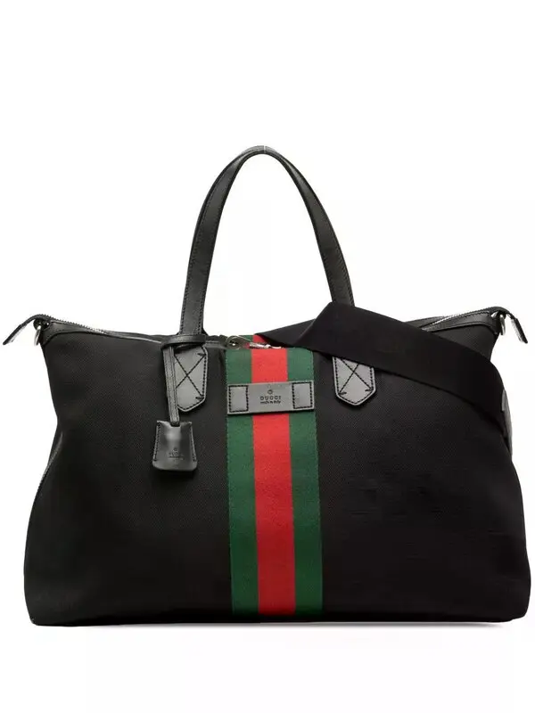 Gucci Techno Canvas Web Travel Bag