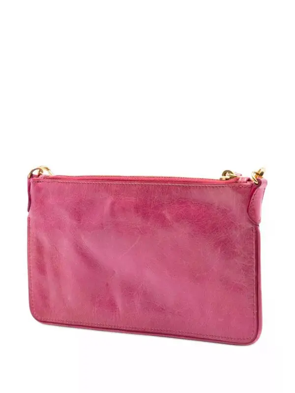 Prada Vitello Shine Crossbody Bag - Pink