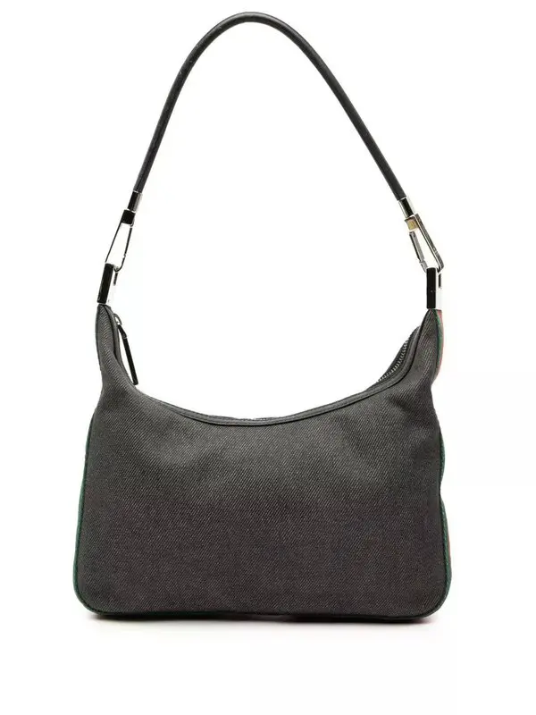 Gucci Denim Web Shoulder Bag