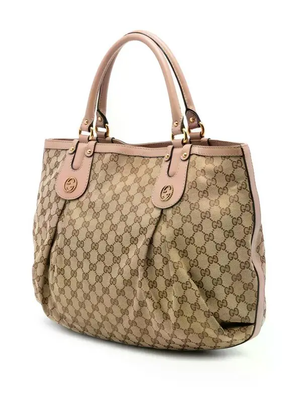 Gucci Gg Canvas Tote Bag - Neutrals