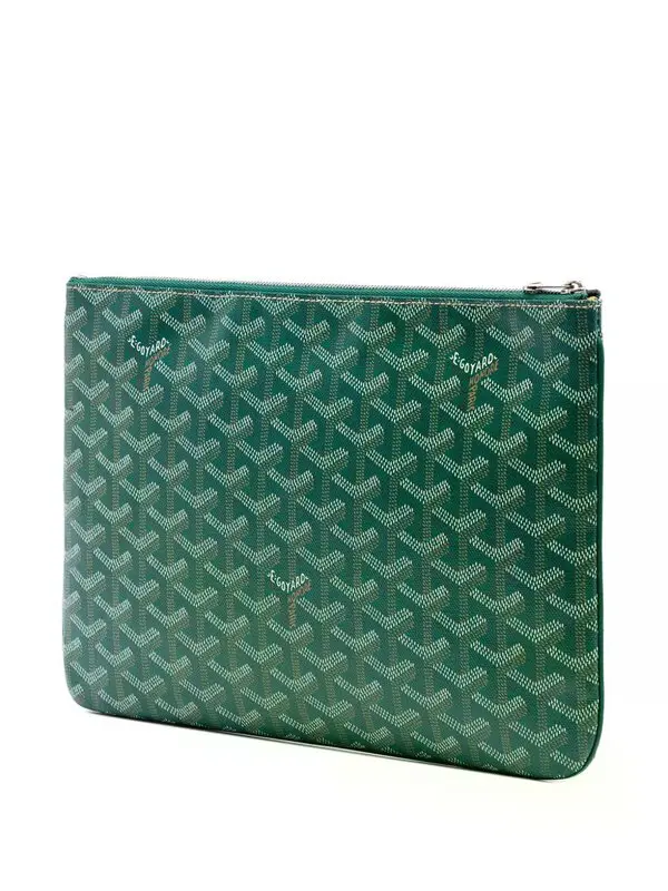 Goyard Senat Mm Clutch Bag - Green