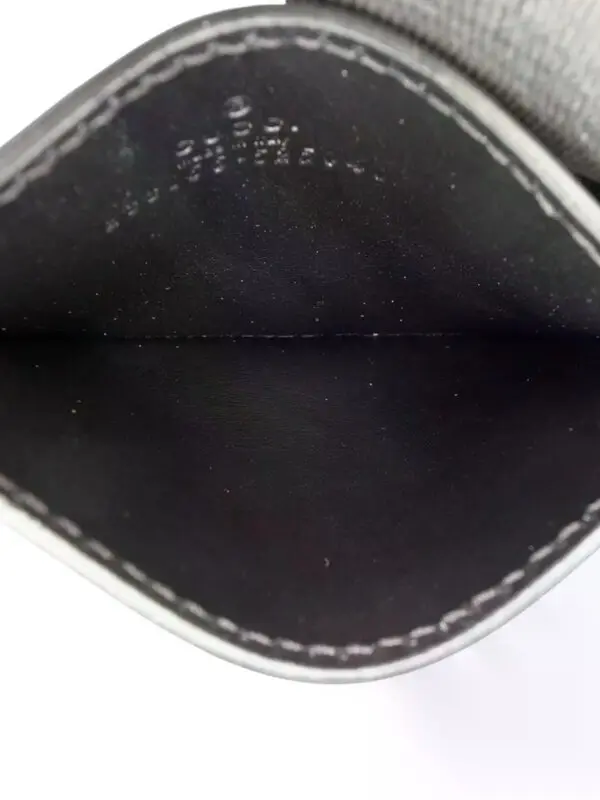 Gucci 2000-2015 Guccissima Card Holder - Black