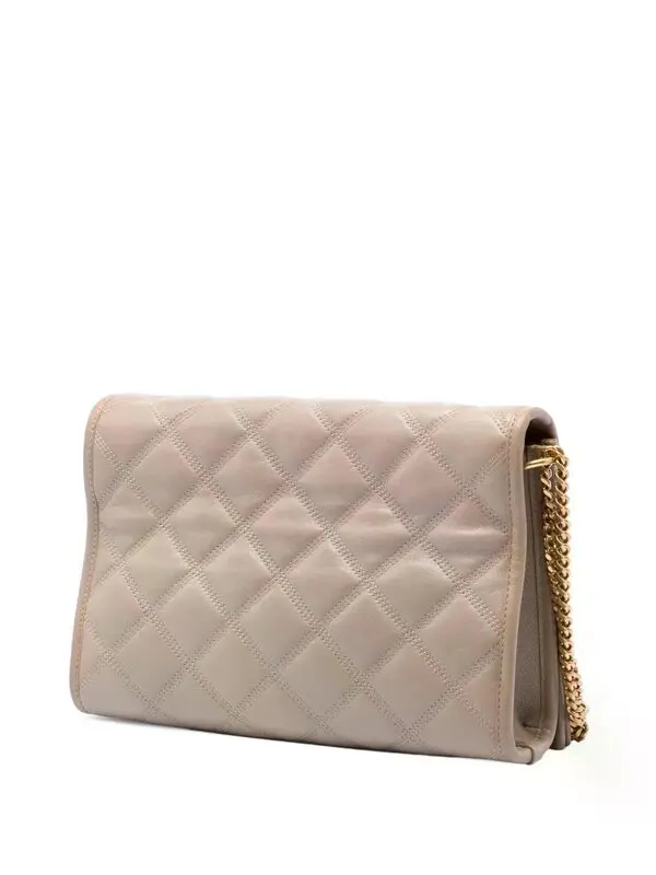 Saint Laurent Mini Quilted Lambskin Becky Chain Shoulder Bag - Brown