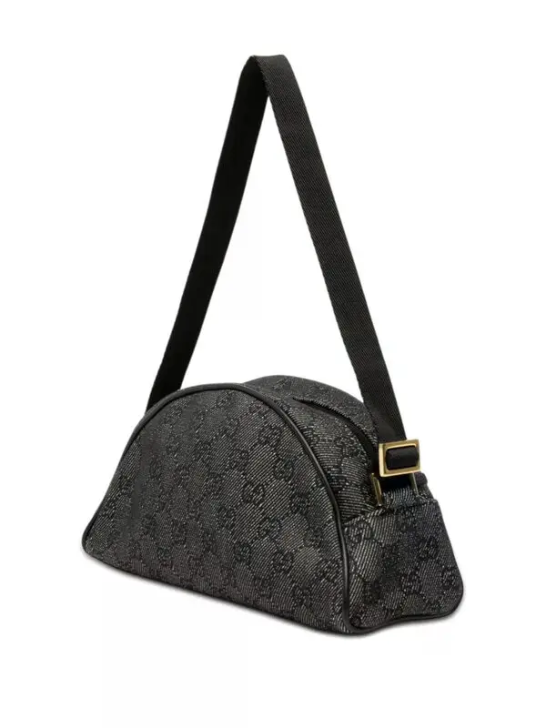 Gucci Gg Monogram Denim Shoulder Bag