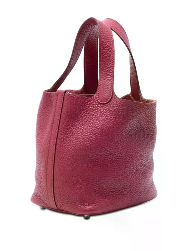 Hermès 2015 Clemence Picotin Lock 18 Handbag - Red