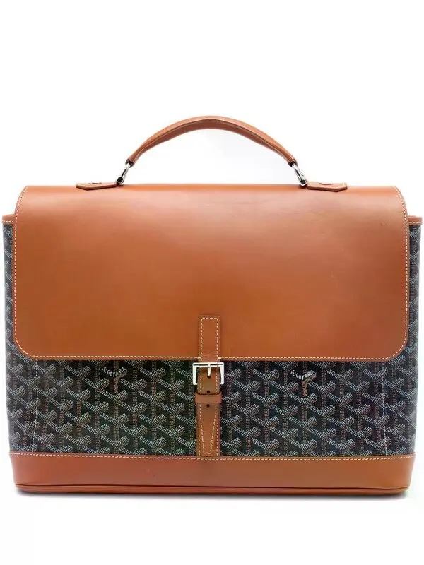 Goyard 2018 Goyardine Citadin Briefcase Business Bag - Brown