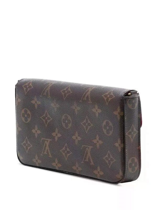 LOUIS VUITTON 2015 Monogram Pochette Felicie Crossbody Bag