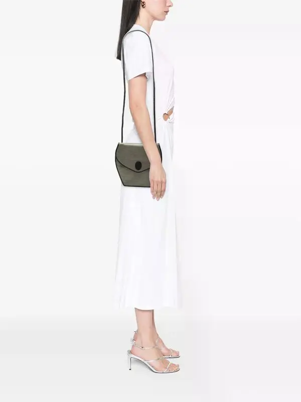 Saint Laurent Coated Canvas Crossbody Bag