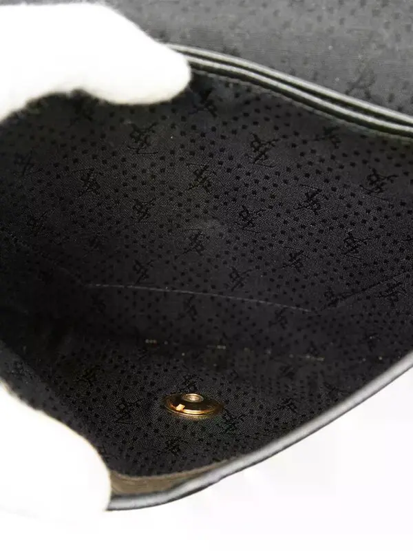 Saint Laurent Coated Canvas Crossbody Bag