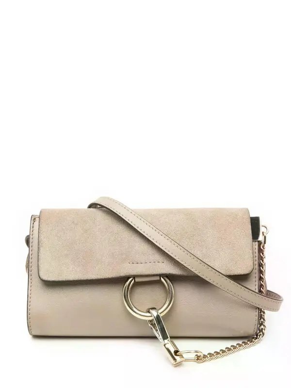 Chloé Faye Chain Crossbody Bag - Brown