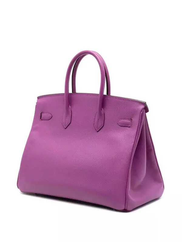 Hermès 2007 Epsom Birkin Retourne 35 Handbag - Purple