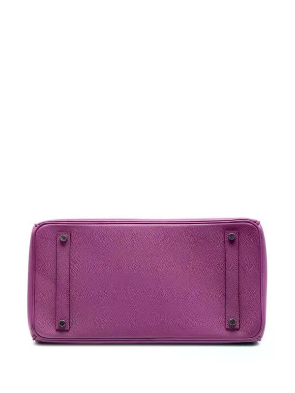 Hermès 2007 Epsom Birkin Retourne 35 Handbag - Purple