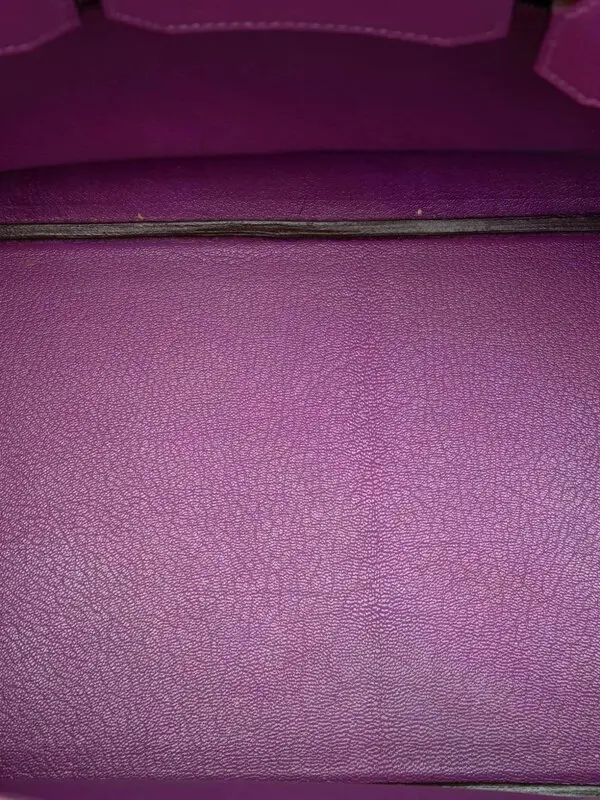 Hermès 2007 Epsom Birkin Retourne 35 Handbag - Purple