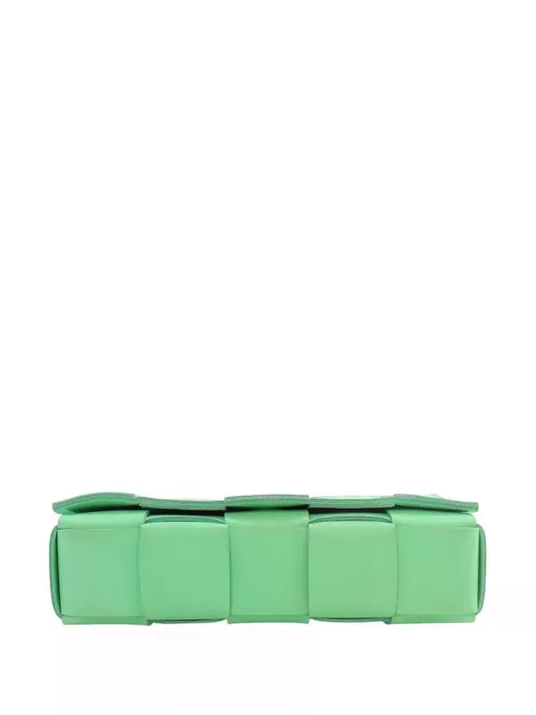 Bottega Veneta Nappa Intrecciato Cassette Crossbody Bag - Green