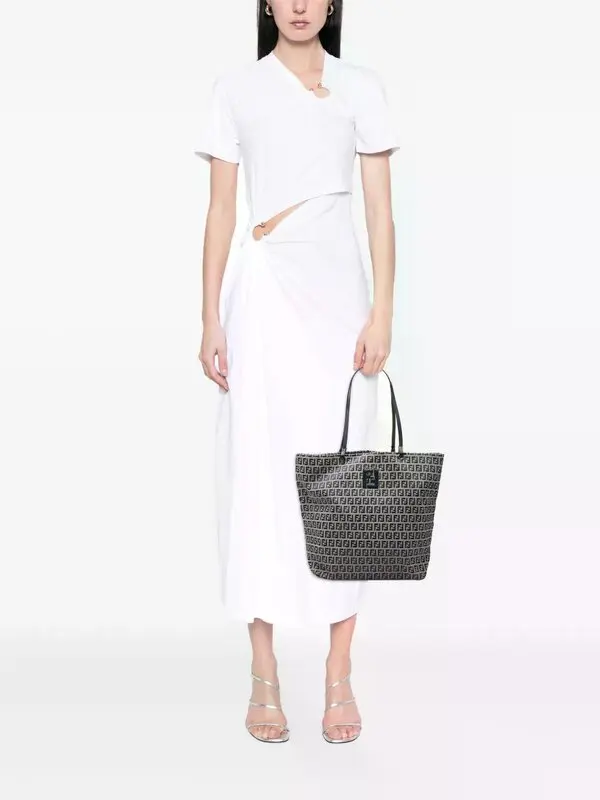 Fendi Zucchino Canvas Tote Bag