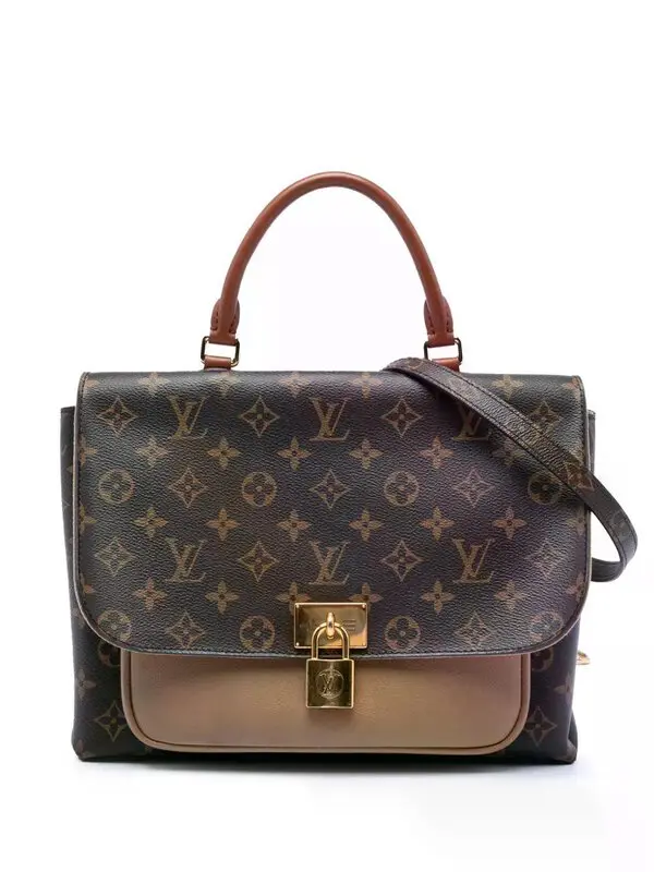 LOUIS VUITTON Monogram Marignan Satchel - Brown
