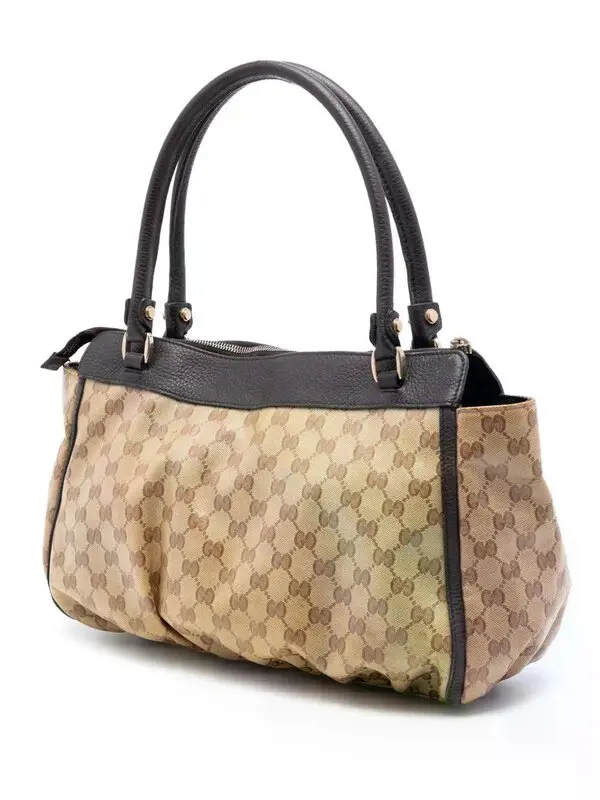 Gucci Gg Crystal Abbey D Ring Tote Bag - Neutrals