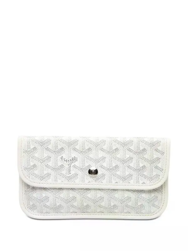 Goyard 2010-2026 Goyardine Saint Louis Pouch - White