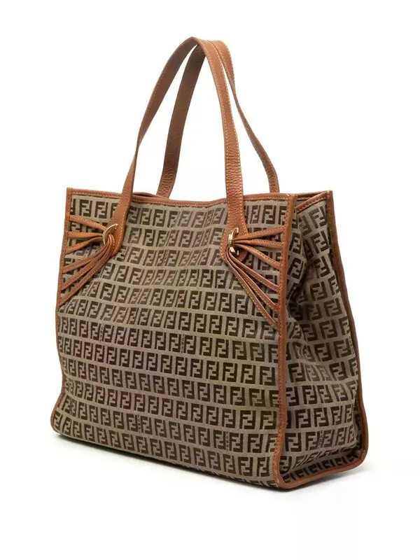 Fendi Zucchino Canvas Tote Bag
