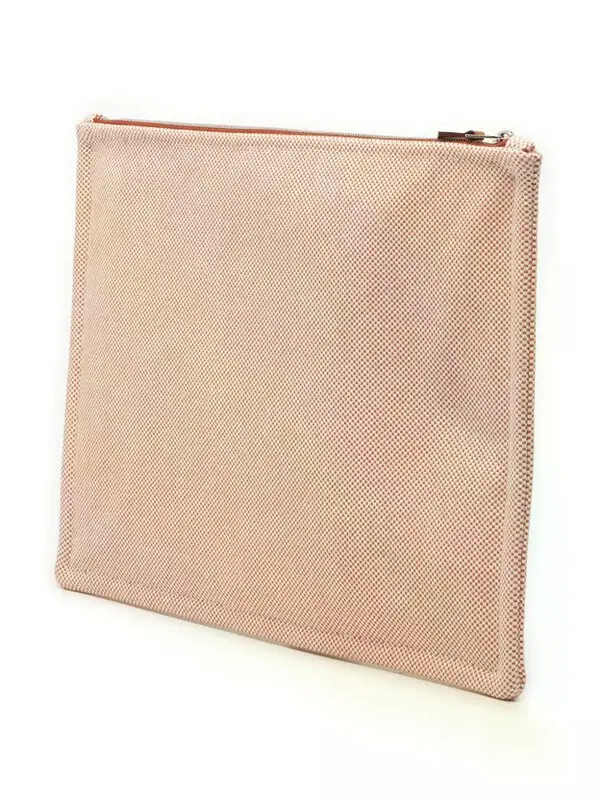 Hermès Canvas Case Clutch Bag