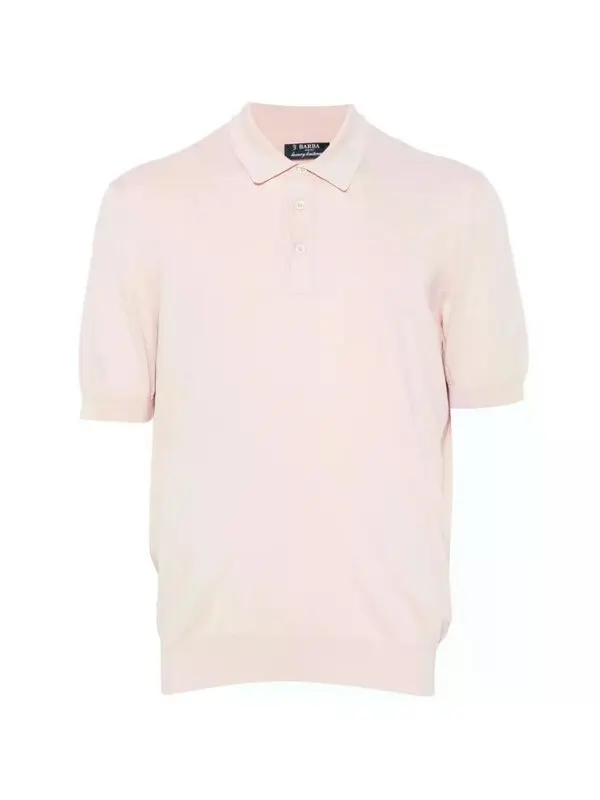 BARBA NAPOLI Short-sleeve Polo Shirt - Pink