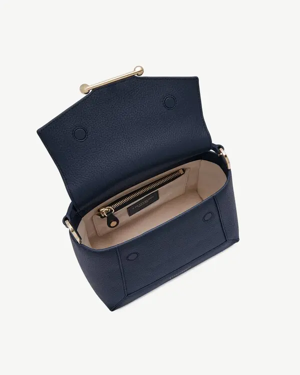 Strathberry Mosaic Top Handle Bag - Blue
