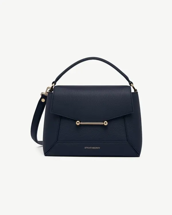 Strathberry Mosaic Top Handle Bag - Blue