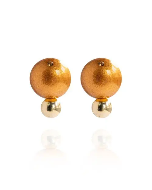 SAULE LABEL Lumi Earrings - Molten Copper